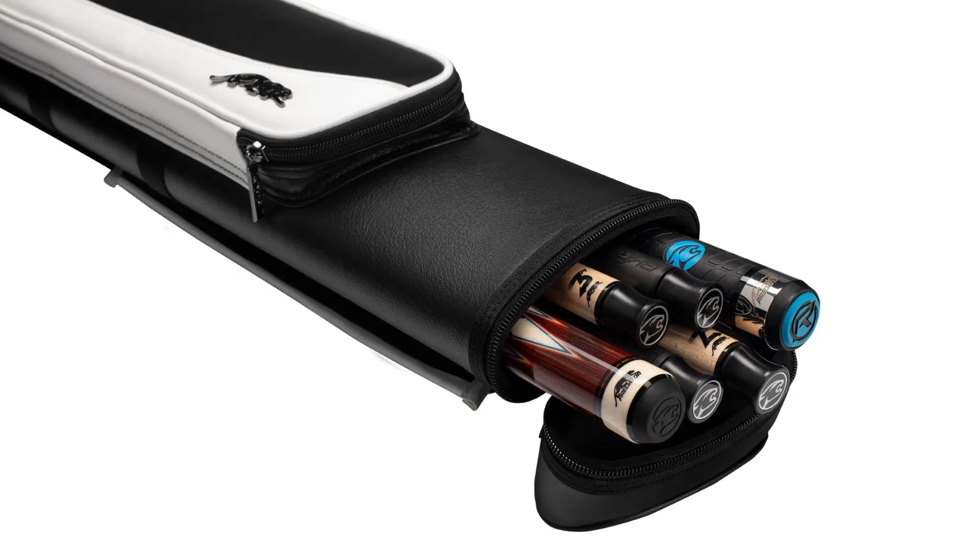 Predator Pool Cue Case - Roadline Black/White Hard - 2x4 — Goldenwestgames