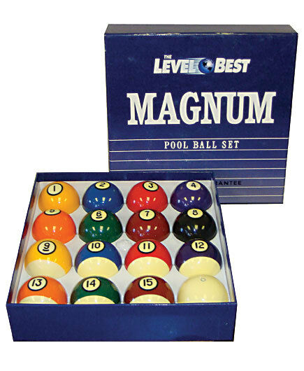 New Level Best Magnum Pool Ball Set — Goldenwestgames
